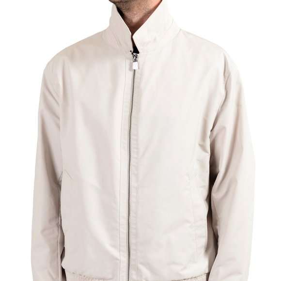 Hugo Boss | Jackets & Coats | Hugo Boss Caderws Beige Full Zip ...